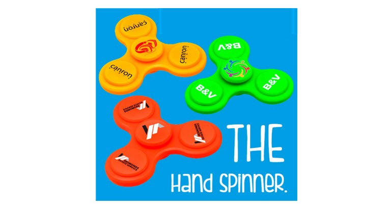 Promotional Finger Fidget Spinners Printed with Your Logo - Latest Craze