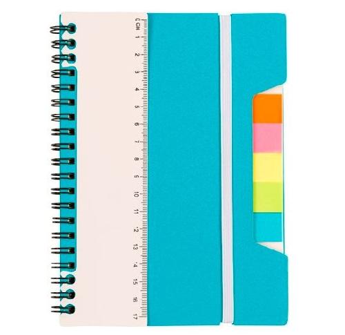 Wire Bound Notebook With Ruler And Sticky Notes - Buy Promotional ...