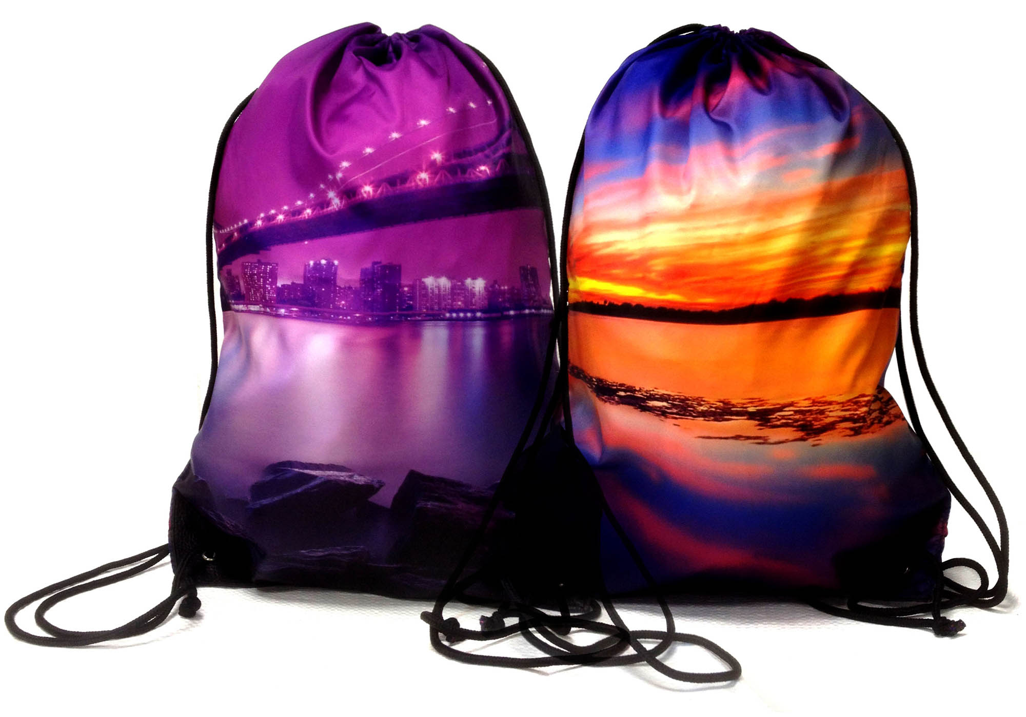 Design Your Own Full Colour Drawstring Promotional Bags - Buy ...
